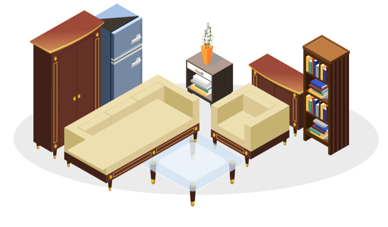 Secure Furniture Storage with 3-Layer Grade A Packing | Space Valet